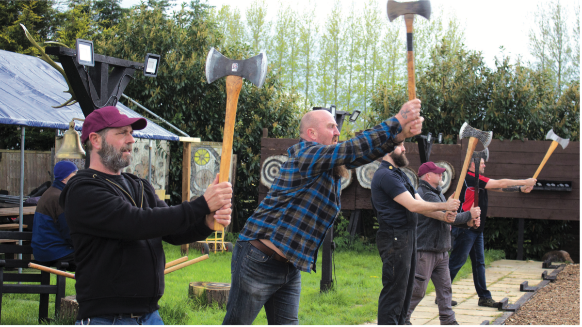 The World Double-bit Axe-Throwing Championships • Northern Life