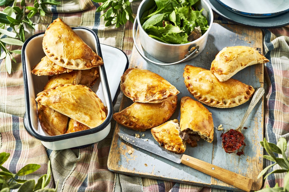 Mini Pasties with Tracklements Tomato & Chilli Chutney • Northern Life